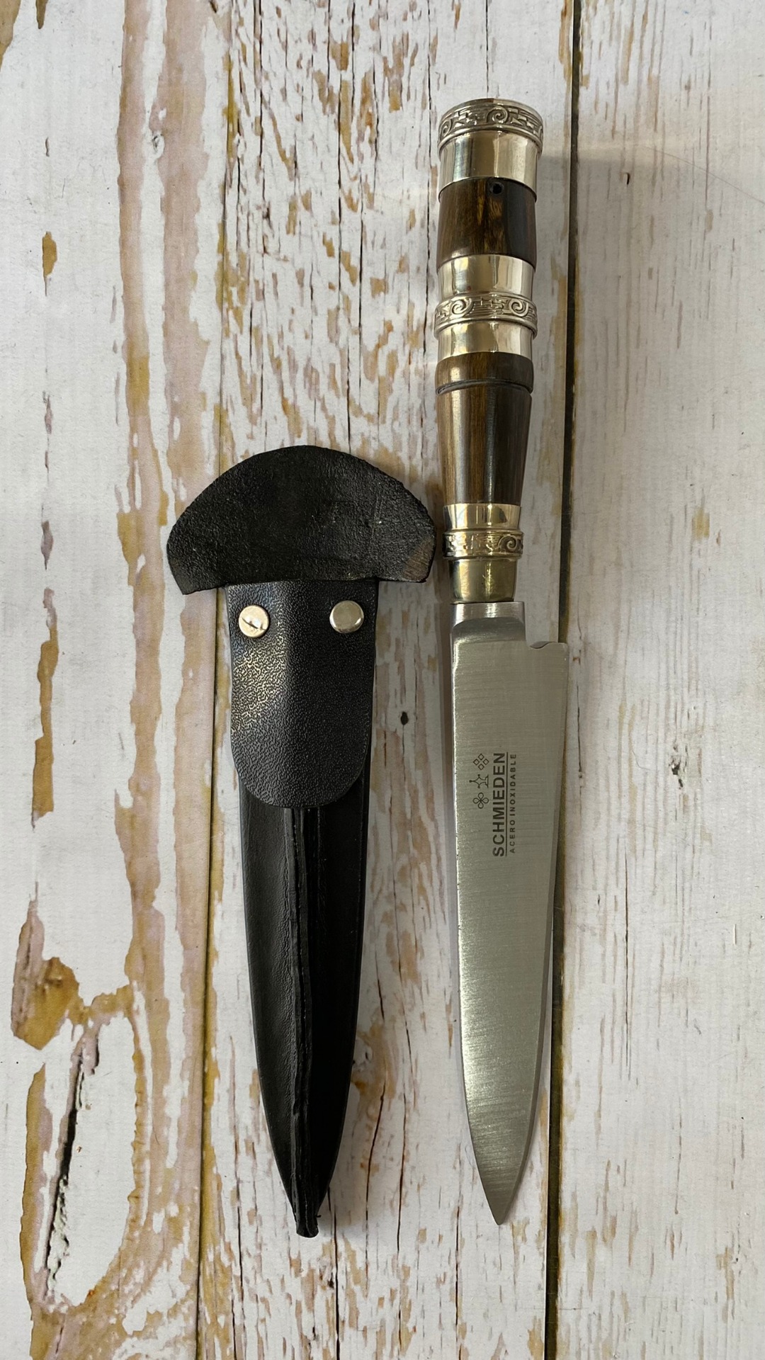 Cuchillo Dagger/Schmieden 14cm tres alpacas nuevo :: regionaleschasico.com